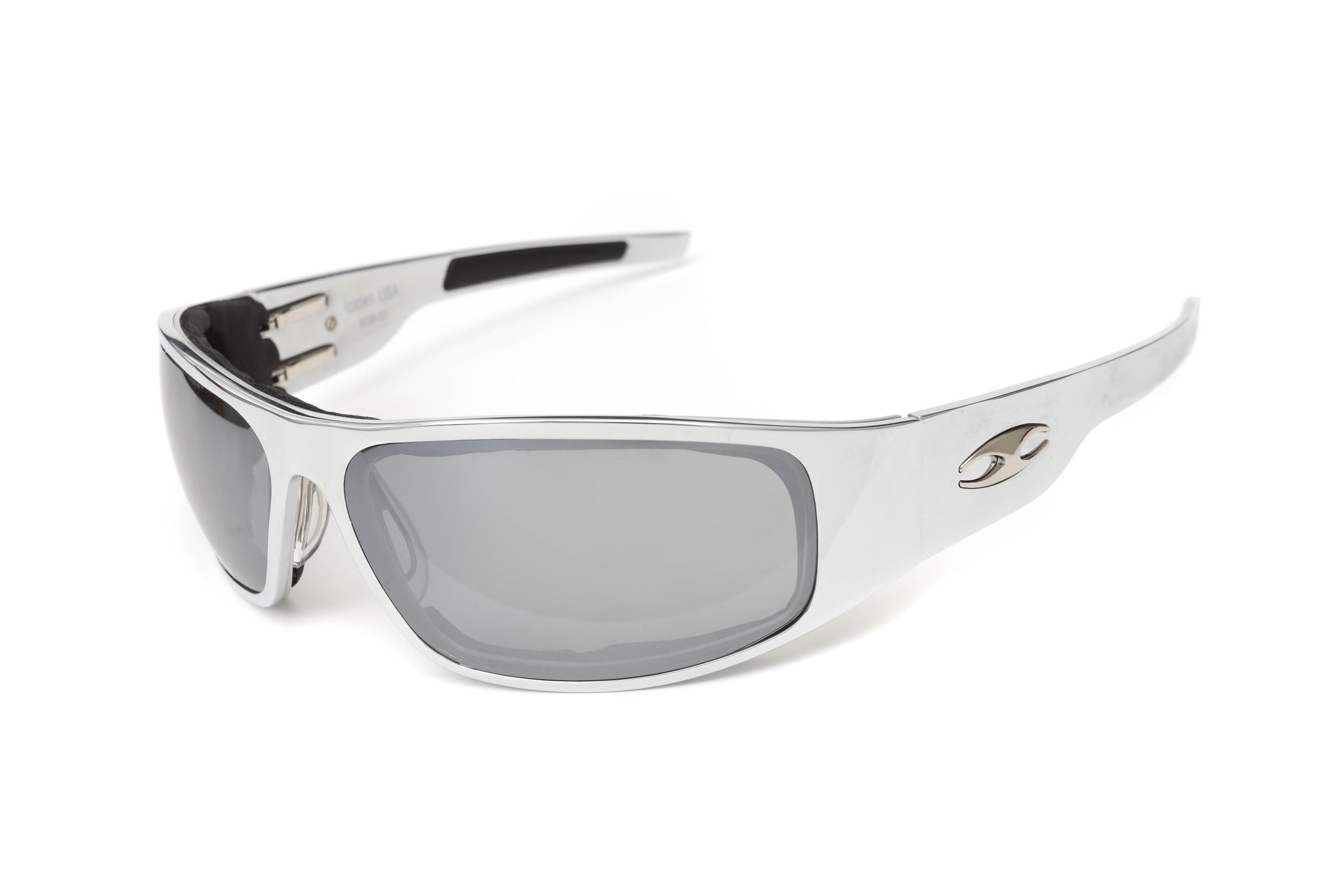 Big Daddy Bagger Chrome Motorcycle Sunglasses - Smooth Frame | Icicles ...